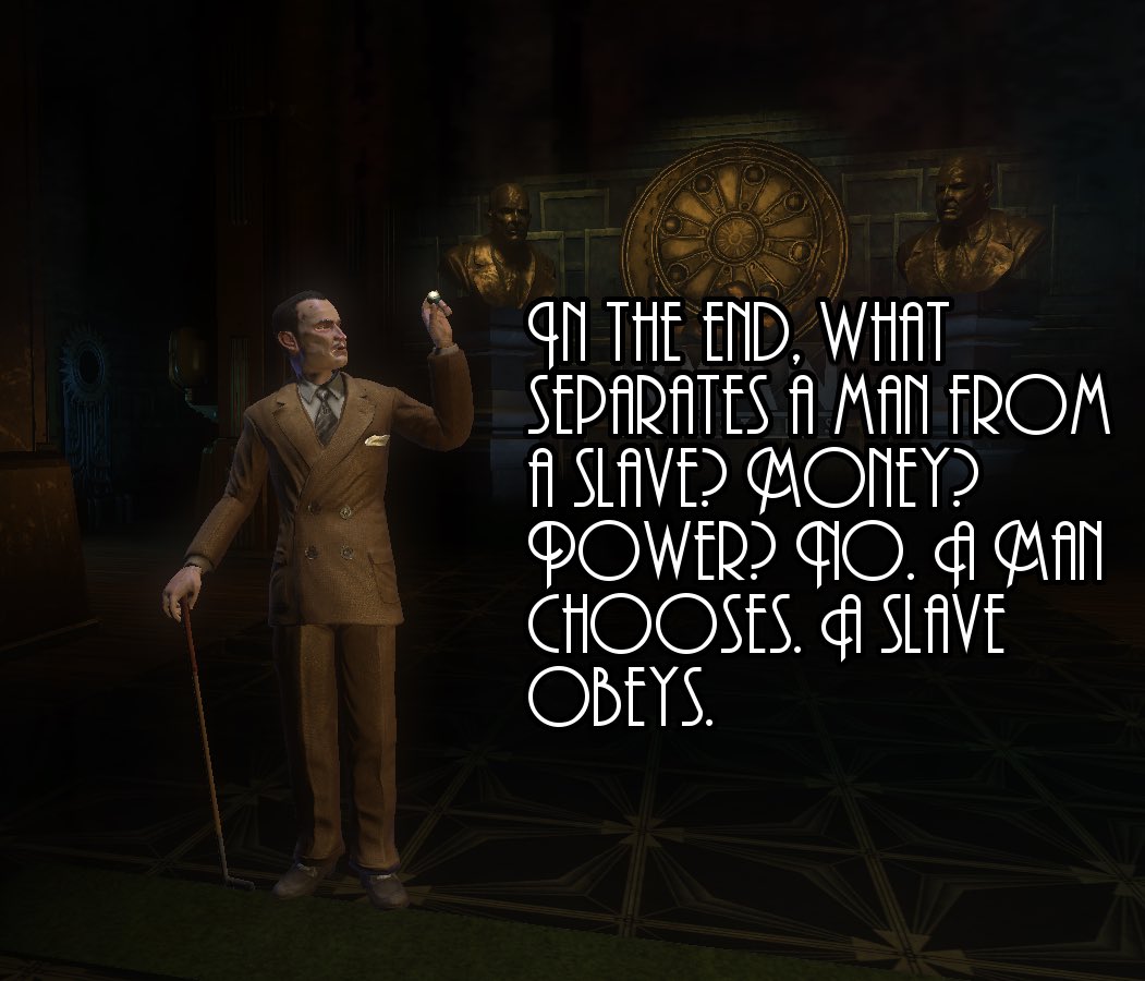 Bioshock Inspirational Quotes Andrew Ryan | BioShock Wiki | Fandom
