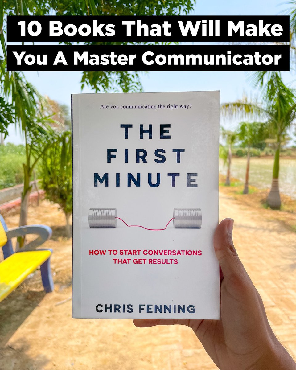 10 Books That Will Make You A Master Communicator 1) - Thread from ...