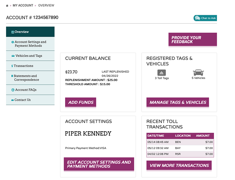 Fastrak Account Toll Roads' New App Could Provide $30 In Toll Credit