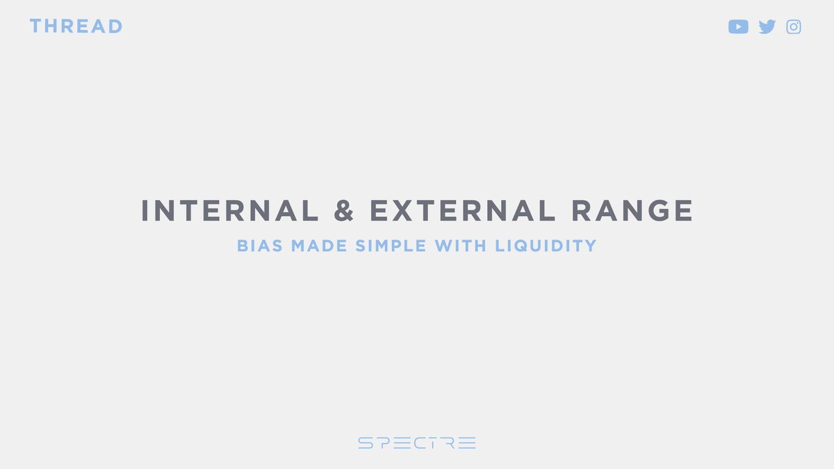 Internal & External Range Liquidity Bias made easy A thread 🧵 - المسلسل ...