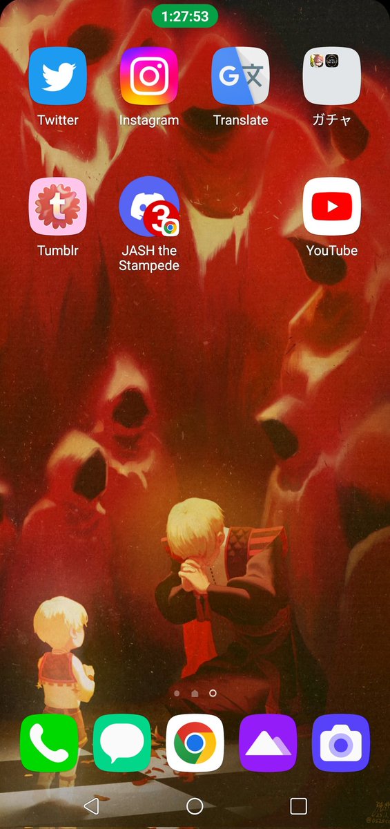 「No cheating!Let's see ScreenHome Screen」|💭 Oberon Apologist 🇲🇽のイラスト