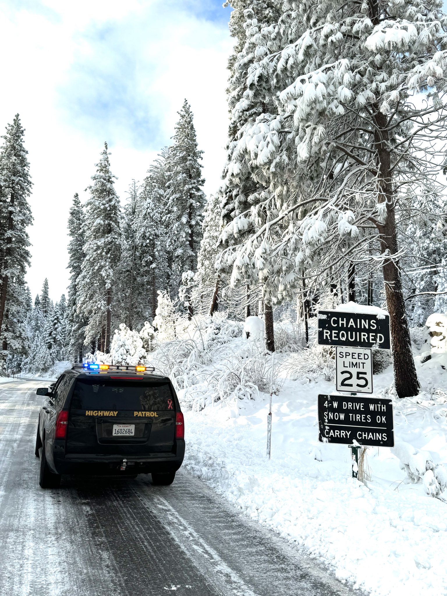 Shaver Lake Winter Fresno County Sheriff's Office Eagle One Helicopter