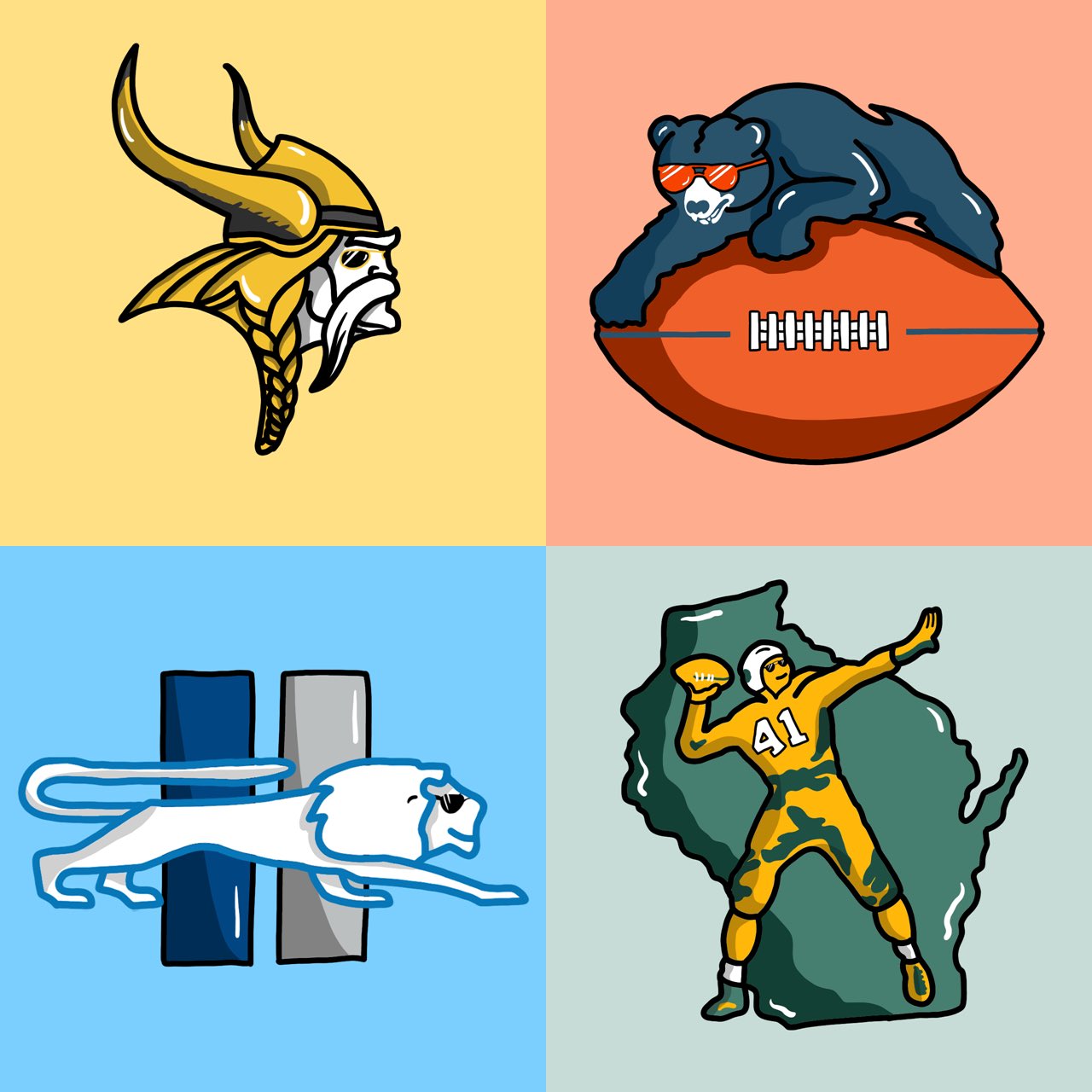Funny Nfl Football Logos