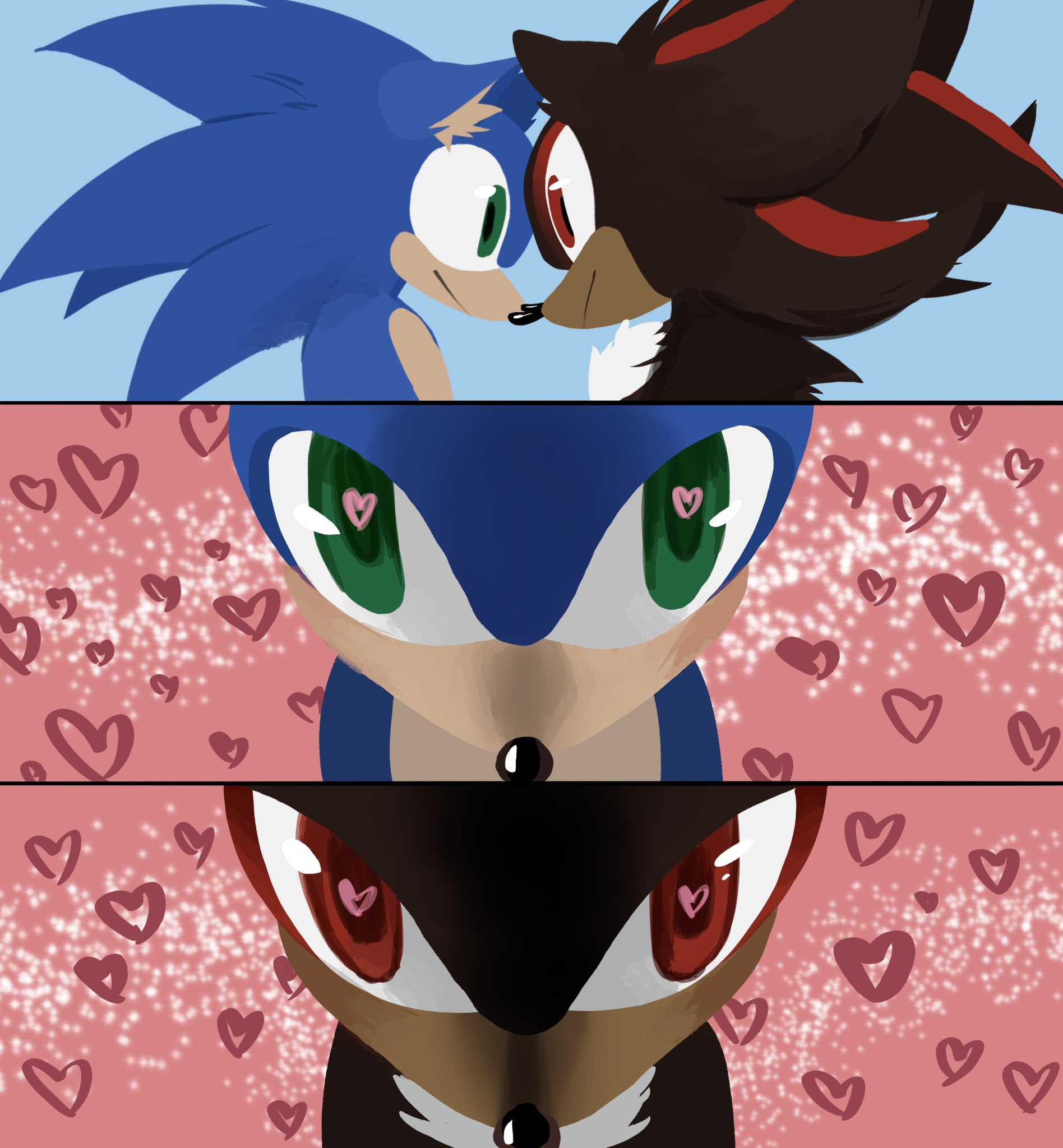 Sonadow Kiss Memes Kiss Meme By Sonicstarr On DeviantArt