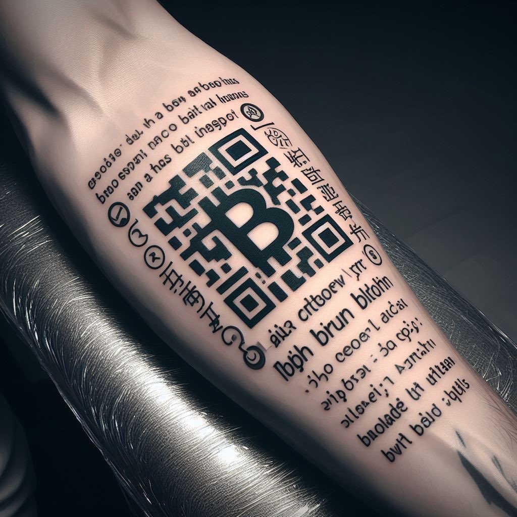 Qr Code Tattoo Bitcoin