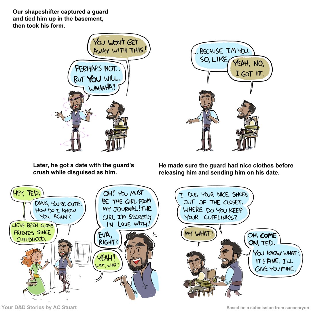 「Based on a D&D Story submitted by sananaryon on Tumblr.」AC Stuart ...