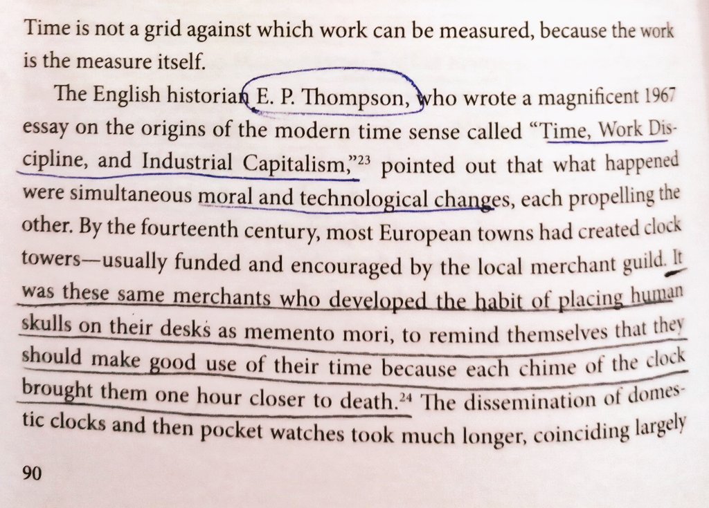 Premodern societies had a very different understanding of "Time". They ...