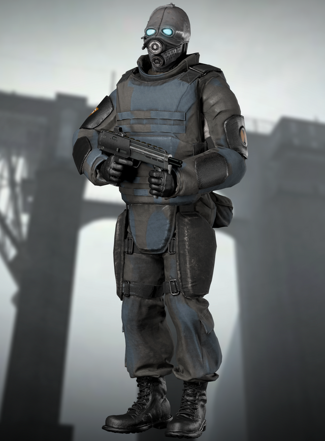 HL2 accurate soldier in the works. Feedback is appreciated! Base model ...