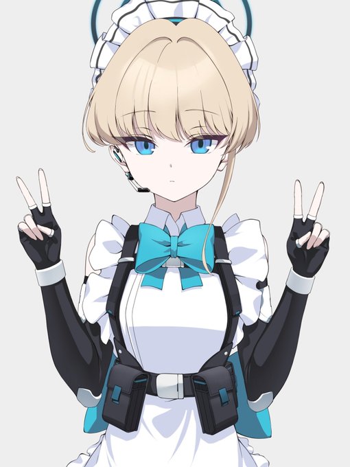 「toki (blue archive) maid」Fan Art(Popular)