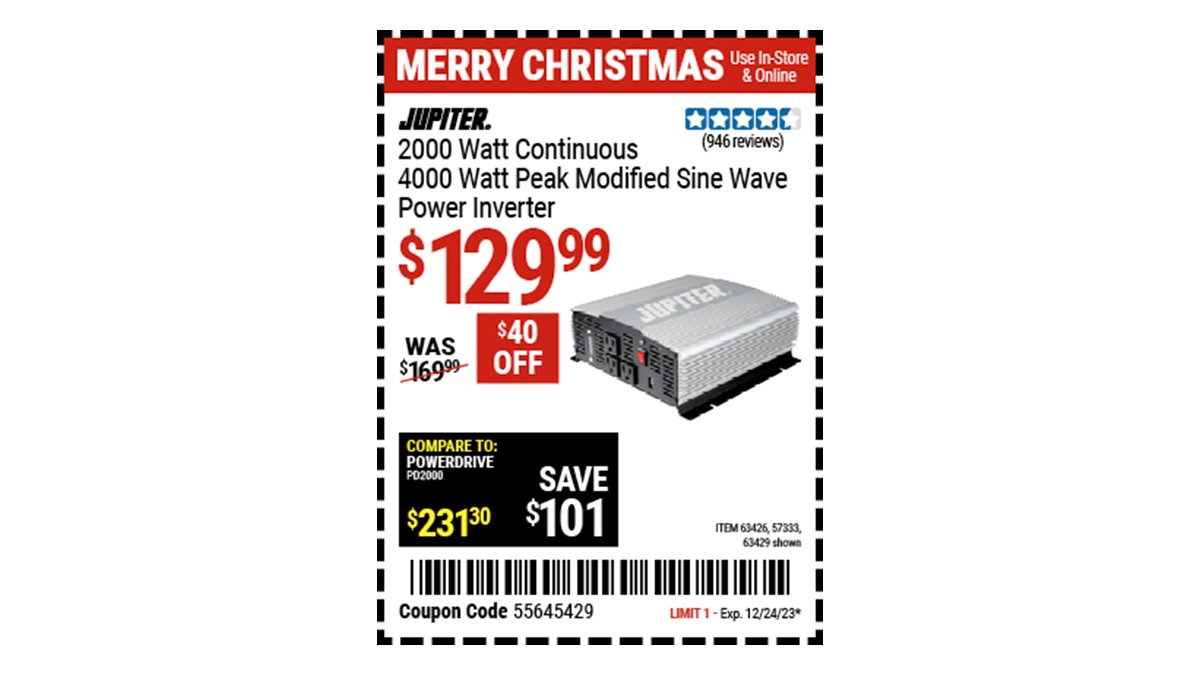 Harbor Freight Power Inverter