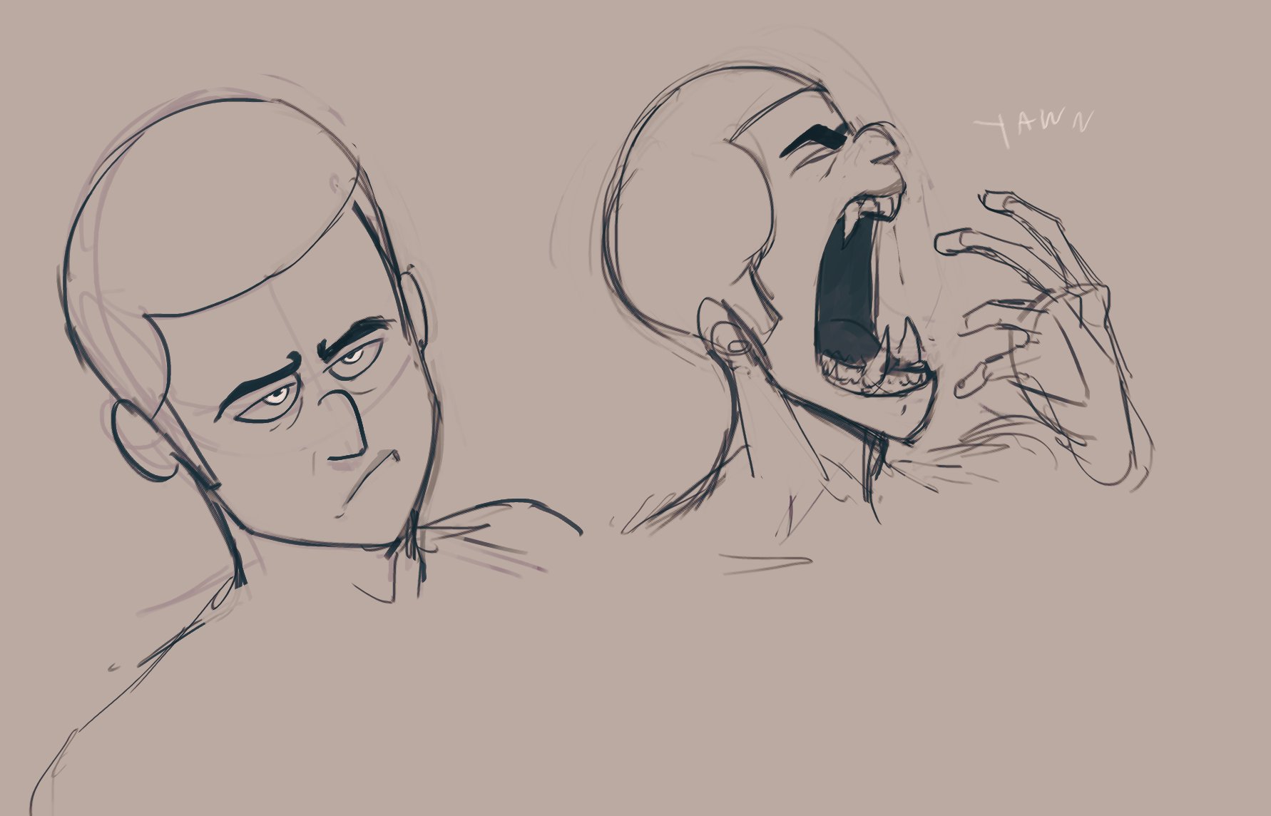 Yelling Face Reference