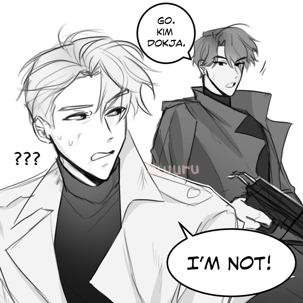 「I stopped reading the side story just to draw this (It's no」awuru CF19 ...