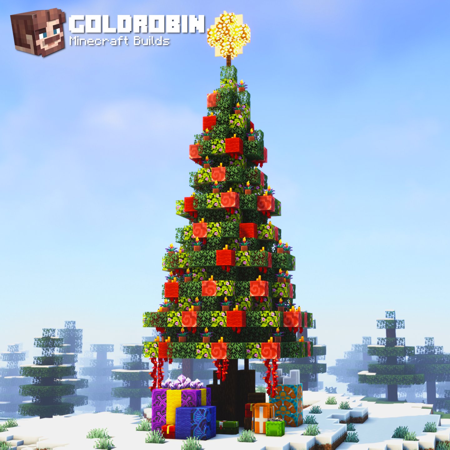Minecraft Merry Christmas Pin Page