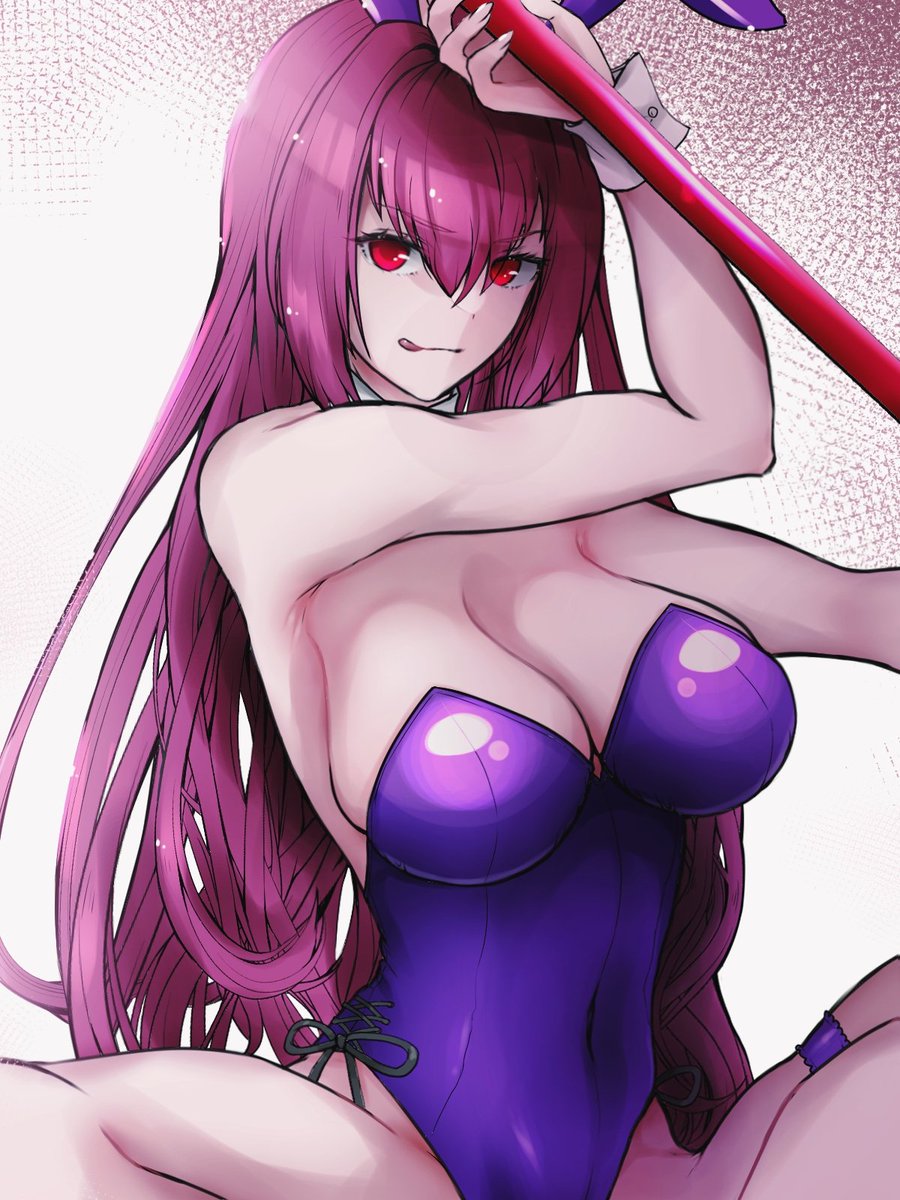 FGO「刺し穿つバニー スカサハ師匠 #FGO 」|佐藤ぬい@skebはじめましたのイラスト