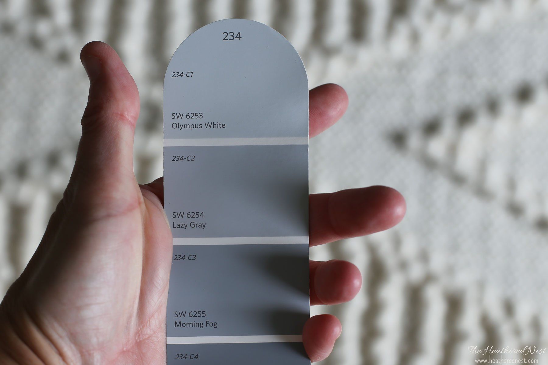 Sherwin williams lazy gray store