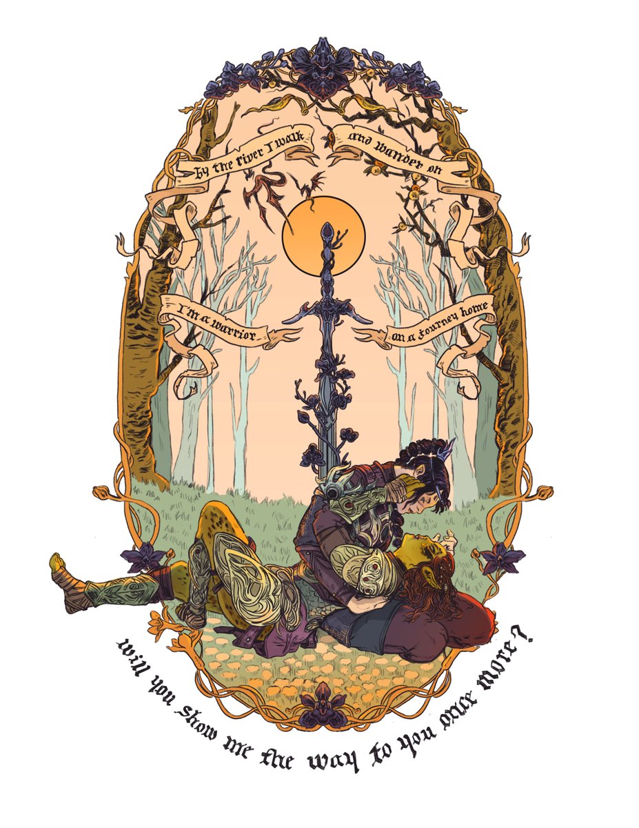 By the river I walk and wander on, I'm 」|well_dipper (commissions open ...