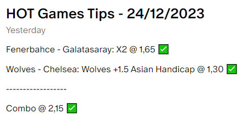 Premium Tips: Increase Drastically Your Chance to Win! • ComboBets