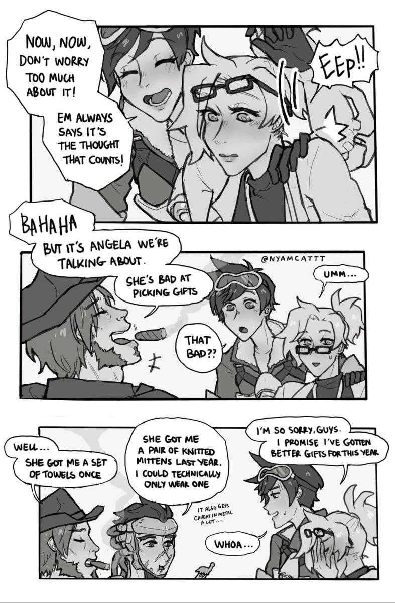 「short christmas #moicy comic! a bit of headcanon lore about 」nyamの漫画