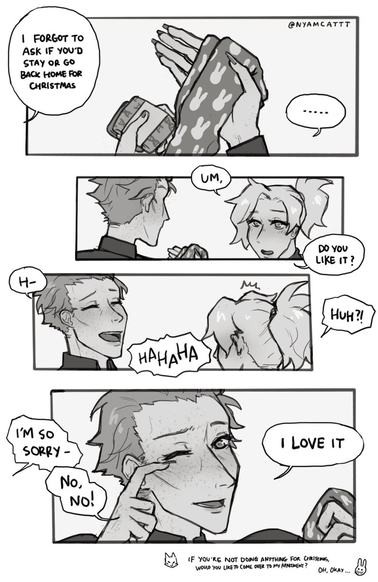 「short christmas #moicy comic! a bit of headcanon lore about 」nyamの漫画
