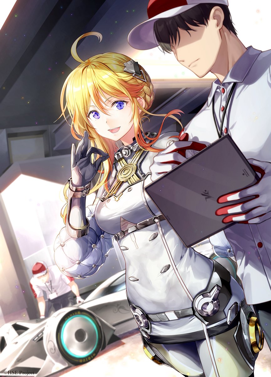 競速動畫《HIGHSPEED Etoile》釋出「蘇菲亞＆劉悠然」角色視覺圖 - nk940155的創作 - 巴哈姆特