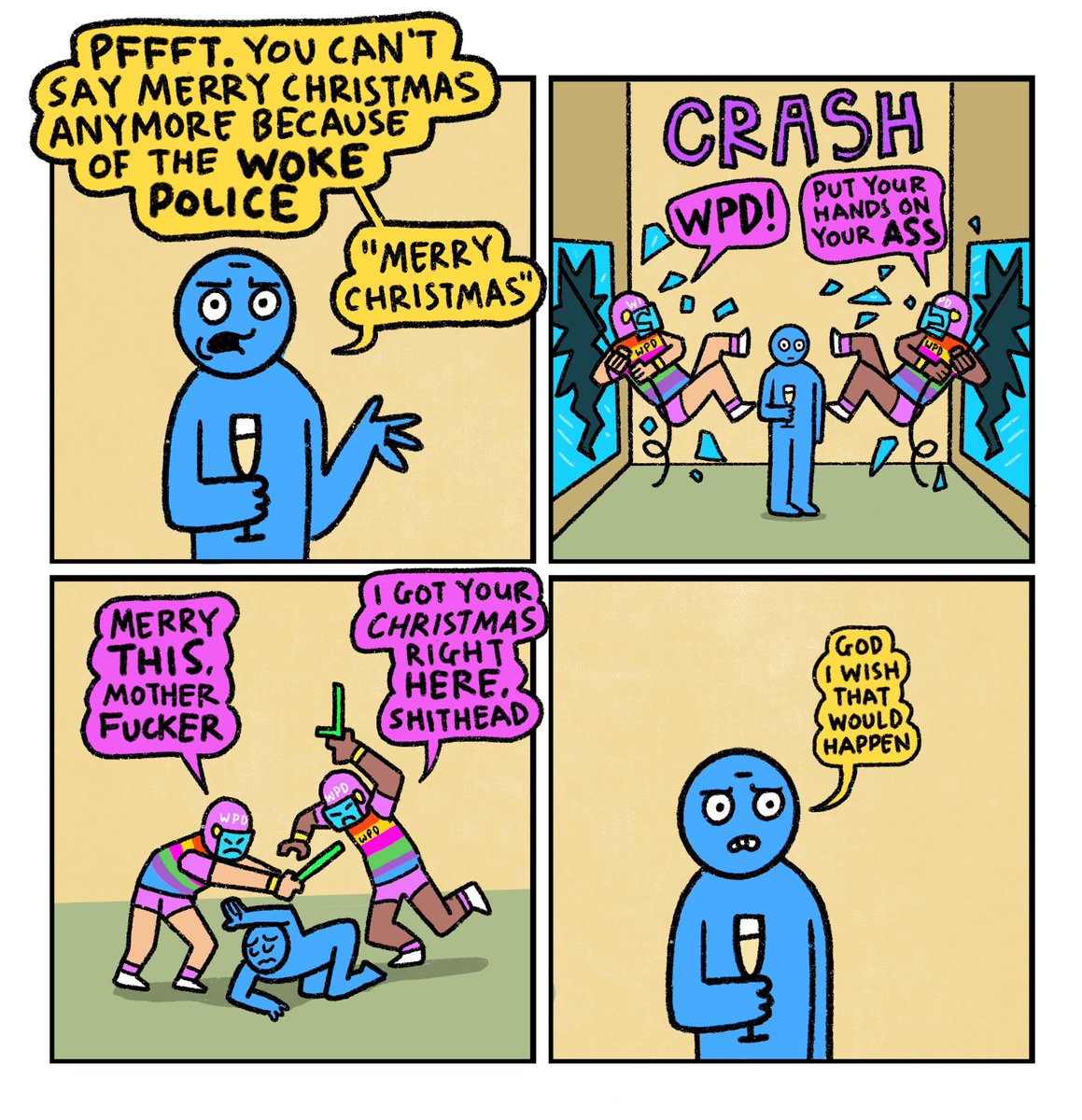 「I hope you all had a good You-Know-What 🤐 」Smooth Dunkの漫画