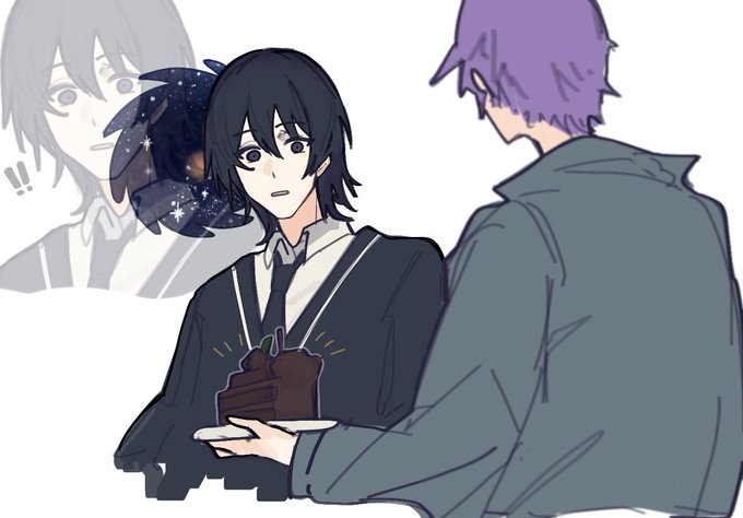 「holding plate short hair」 illustration images(Latest)