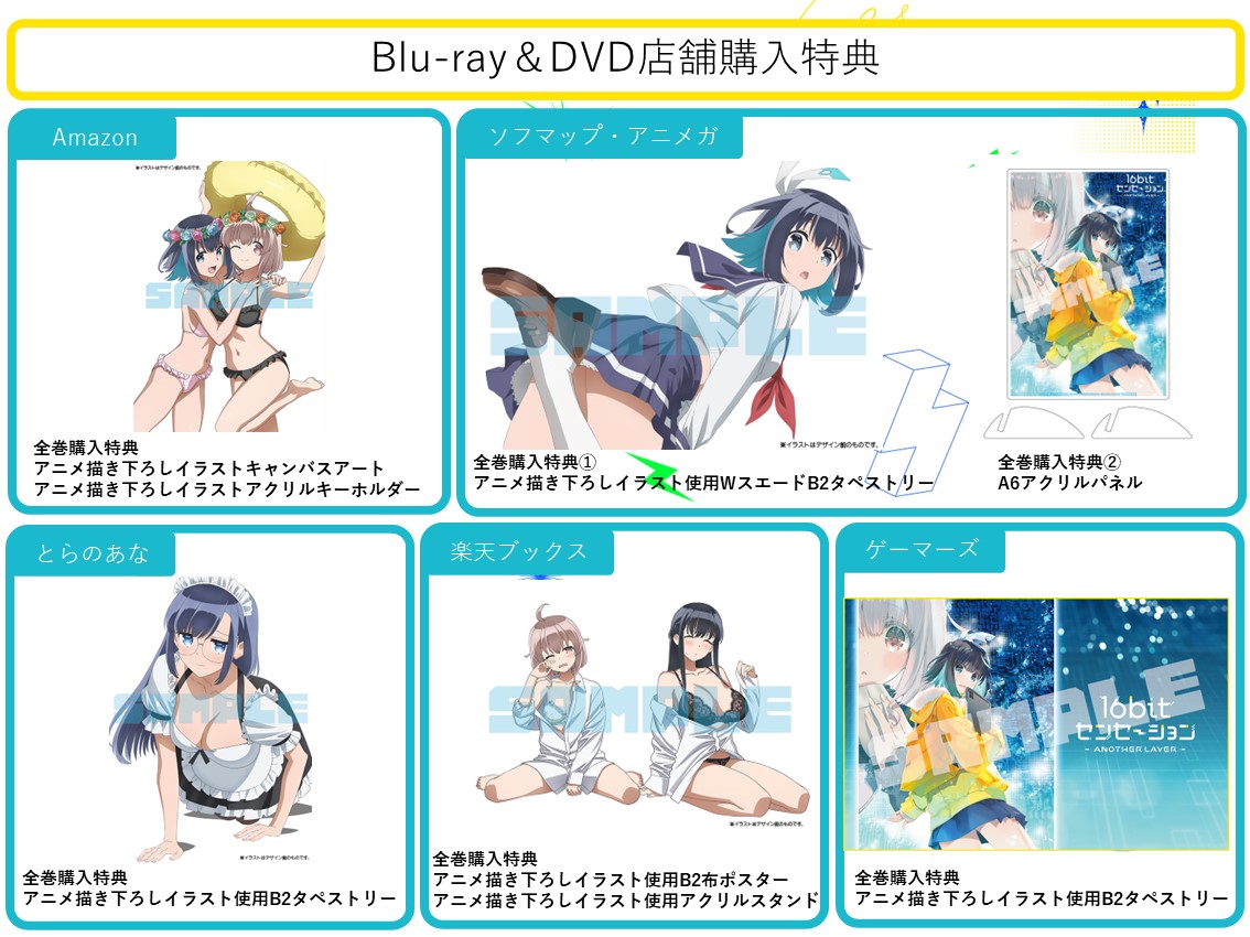 動畫《16bit 的感動 ANOTHER LAYER》釋出 BD＆DVD 第 2 片封面與特典 CD 試聽等資訊 - nk940155的創作 - 巴哈姆特