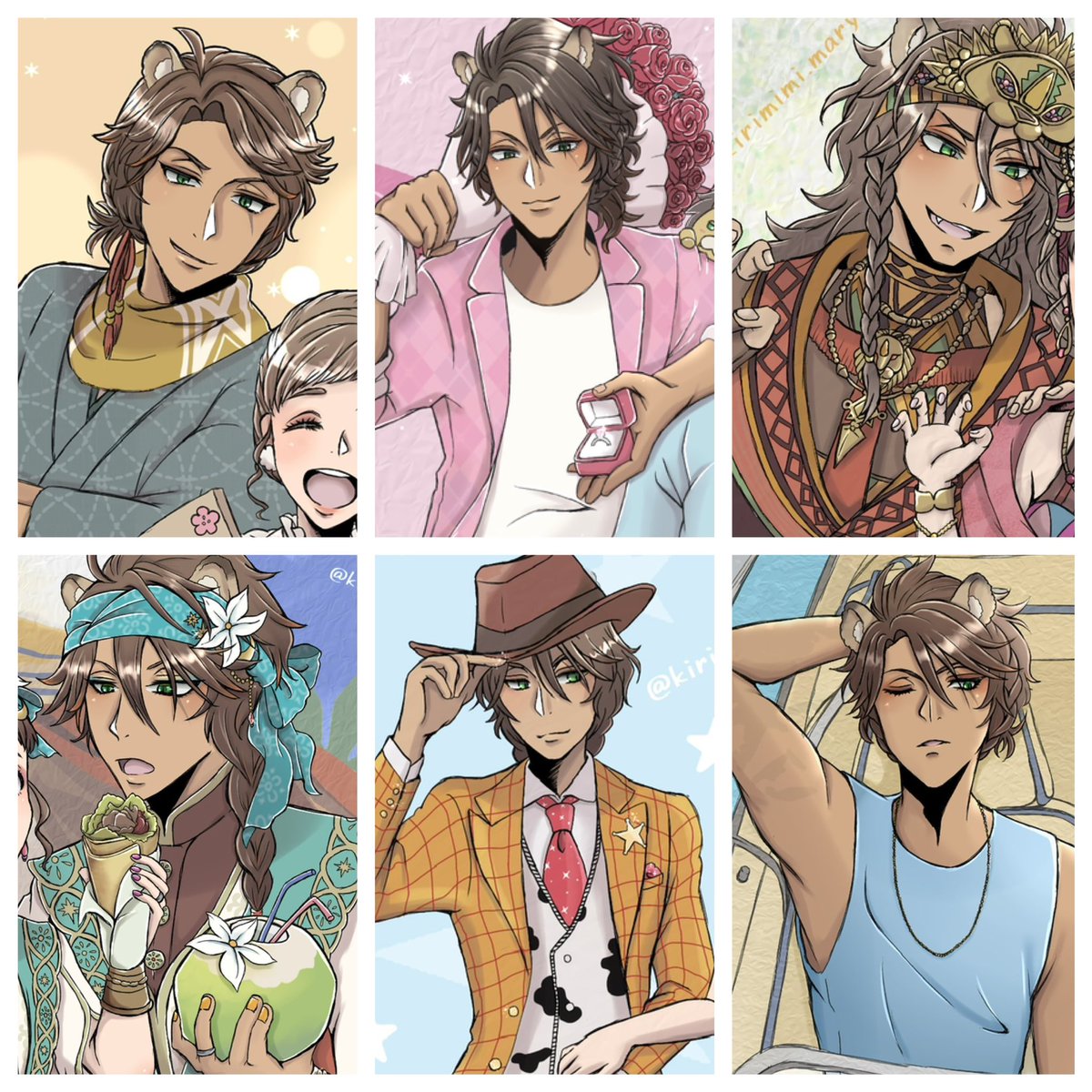 「🦁さんで振り返る2023 #twstファンアート #ツイステファンアート 」マリィの漫画