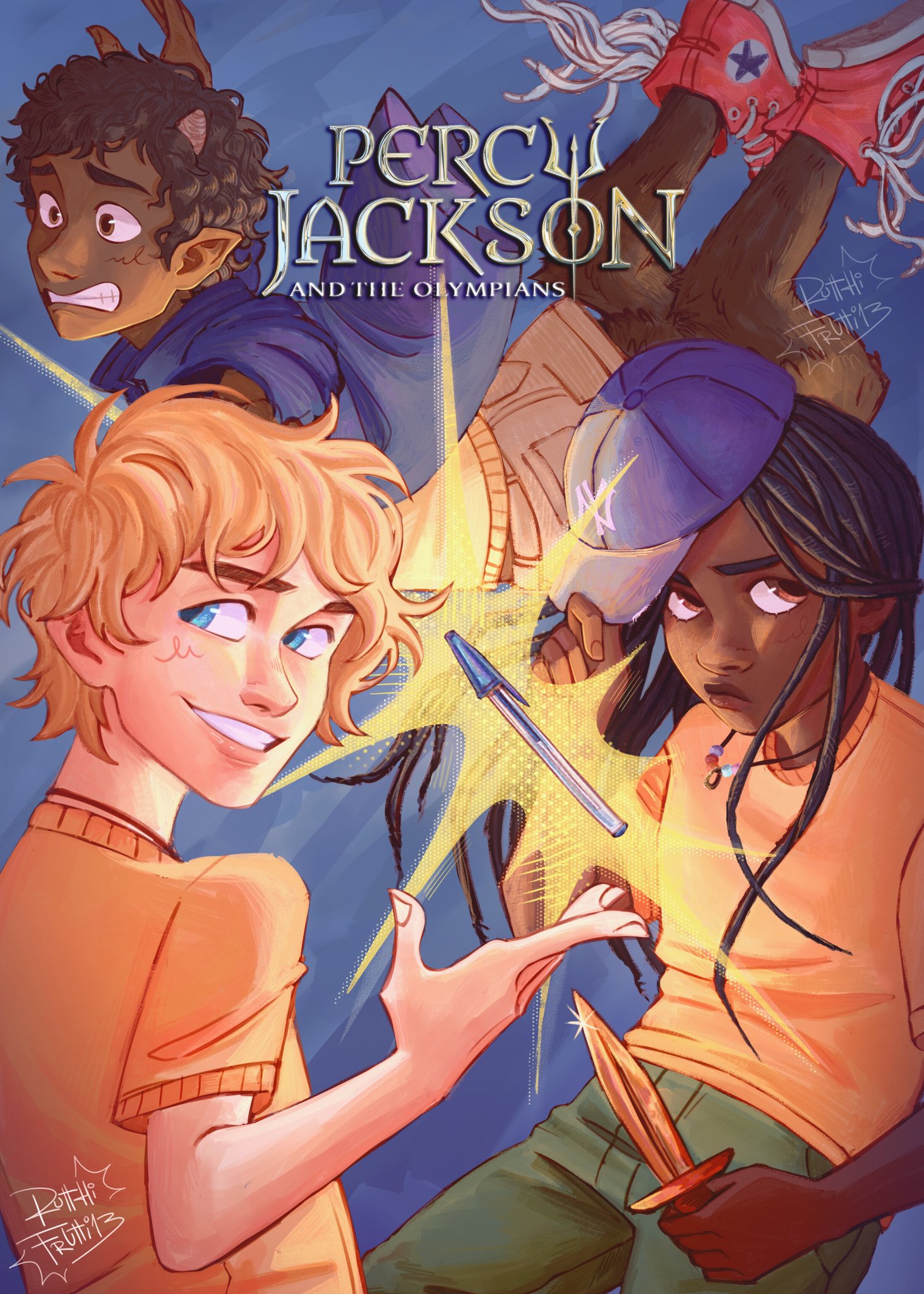 Grover Percy Jackson Fan Art Son Of A Beach — See Boys (gender