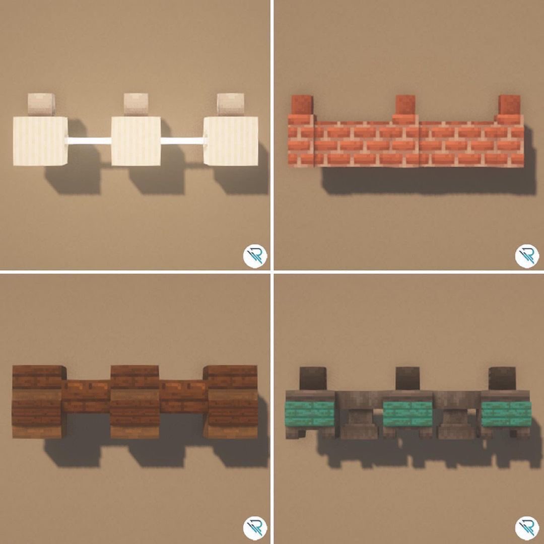 Minecraft Fence Designs Metal Fences For Minecraft 1.21.4