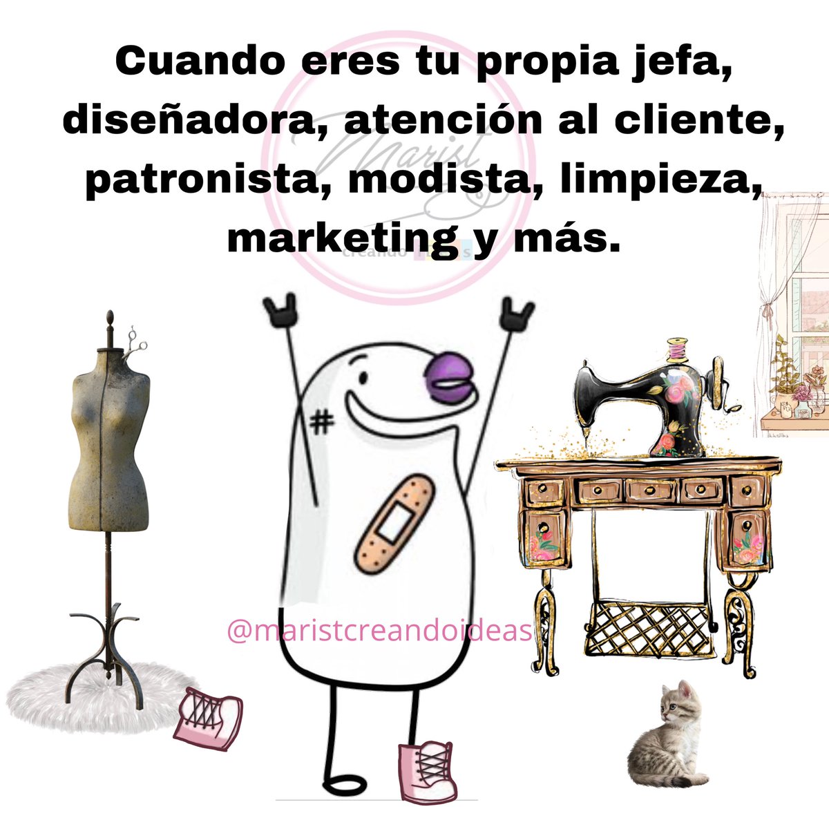 Maquina De Coser Memes Meme Grumpy Cat Mi Cara Cuando Estoy