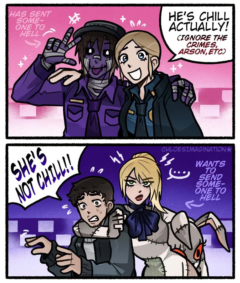 「The FNAF game Mike and Vanessa are a lil quirky,,」ChloesImagination💫の漫画