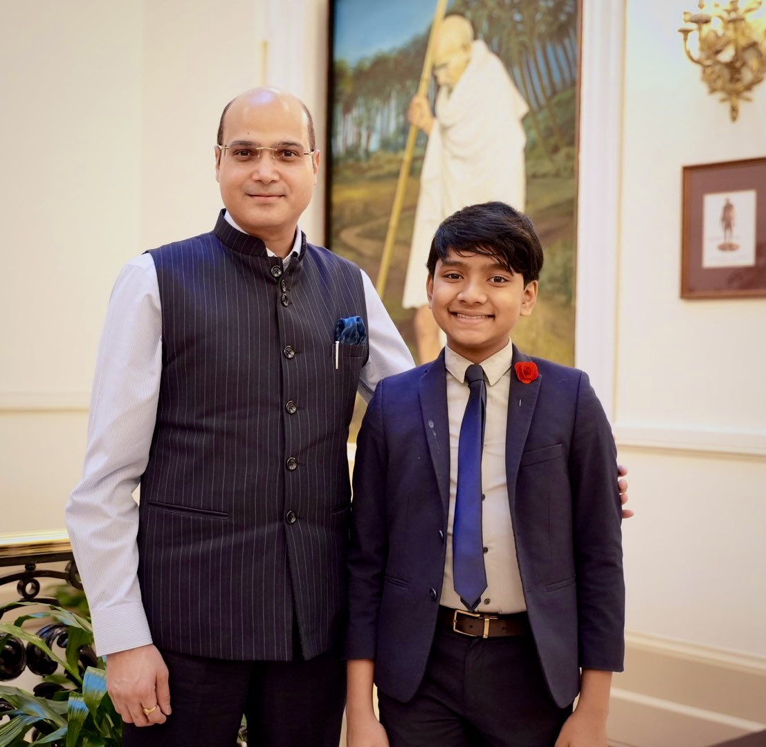 Thrilled to meet Suborno ‘Isaac’ Bari, the 11-year-old prodigy and youngest professor in the ...