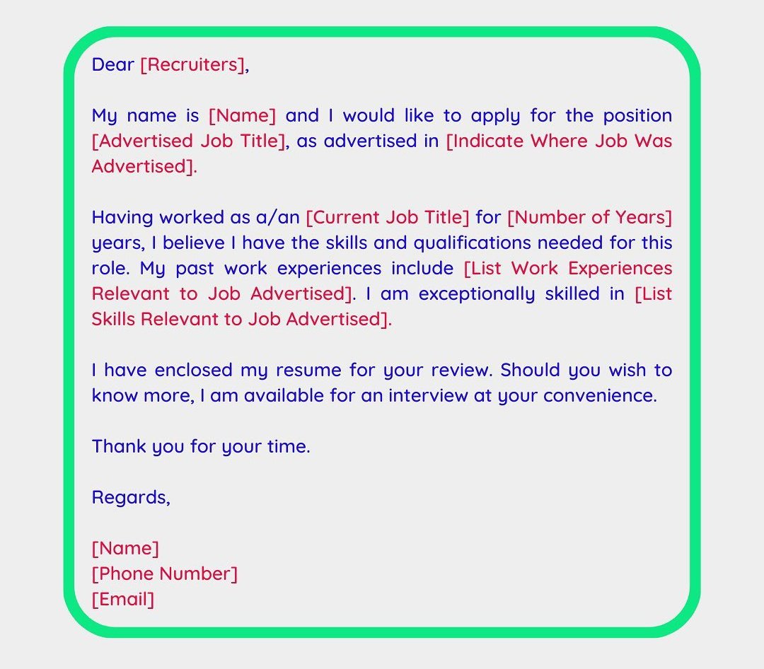 Job Application Email Build A Perfect Online Job Application Form