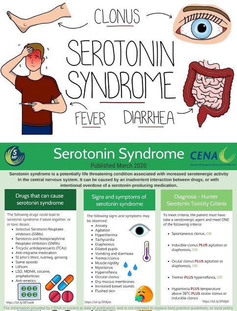 Serotonin Syndrome Symptoms Nursing