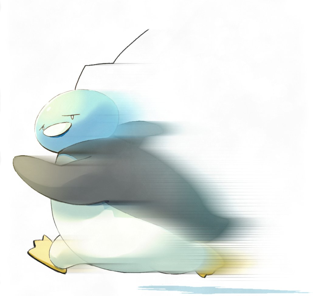 pokemon (creature) solo no humans white background bird motion blur ...