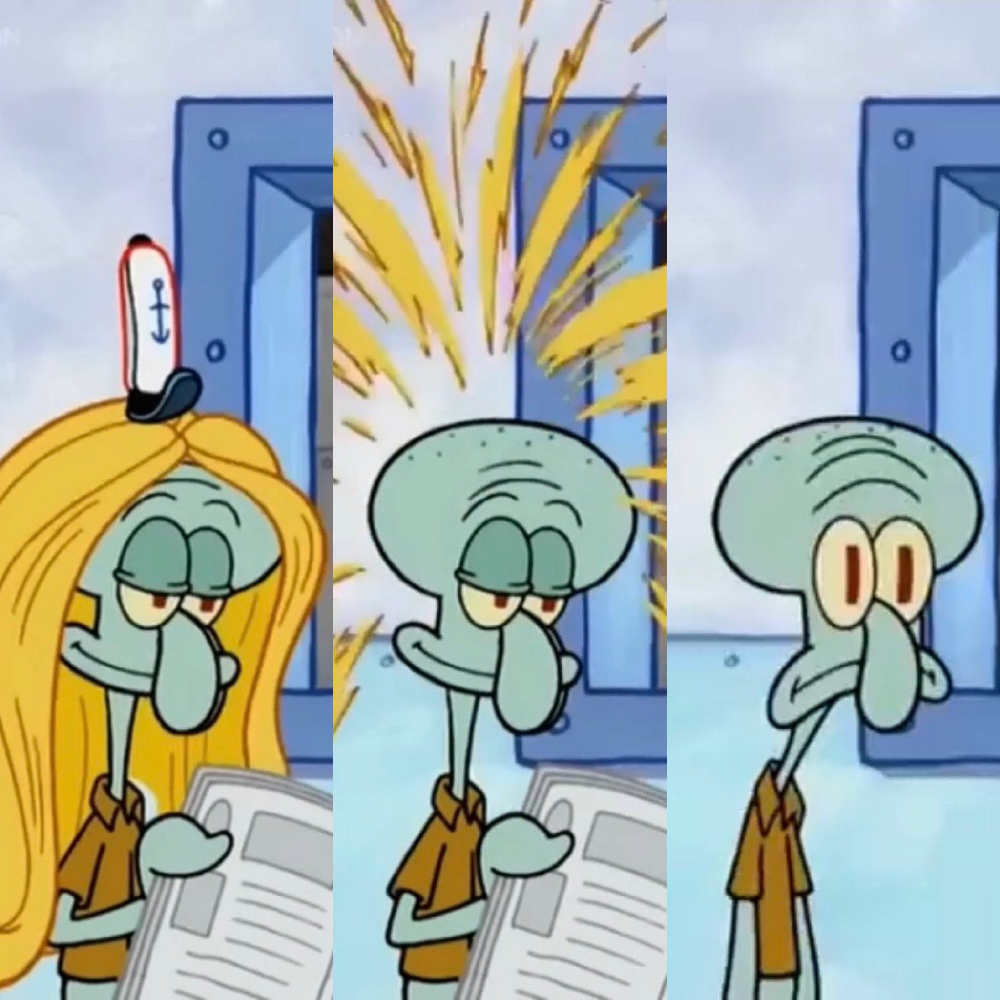 Depressed Squidward