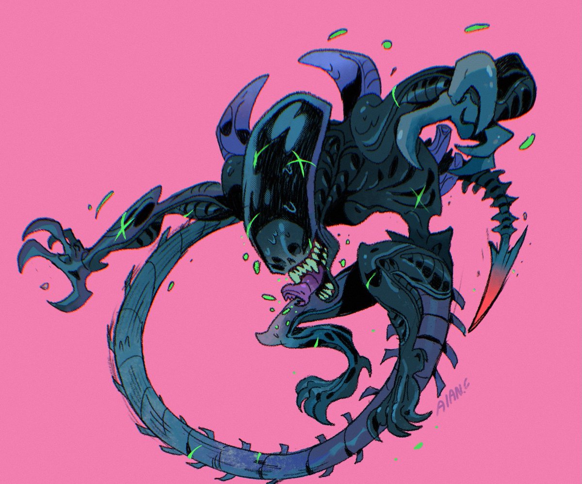 「People really liked this alien drawing I」|Alan Cortesのイラスト