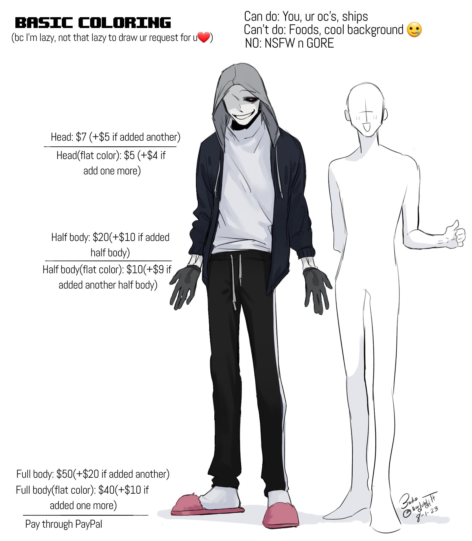 Anime Boy With Hoodie Base