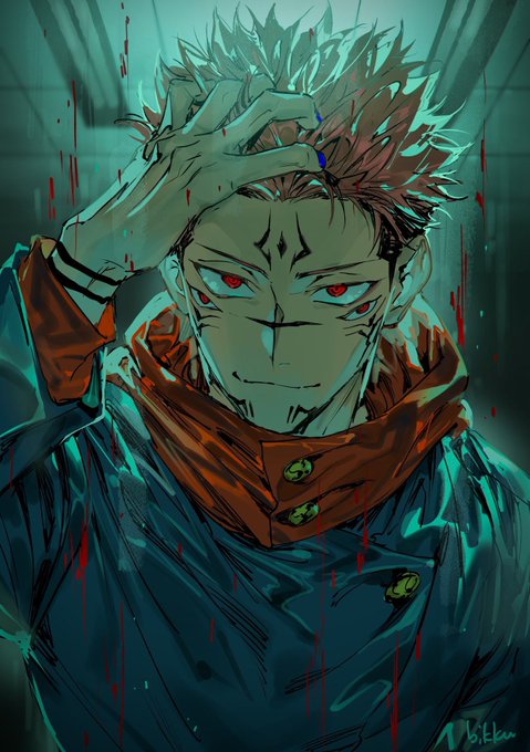 「ryoumen sukuna (jujutsu kaisen) hood」Fan Art(Popular)｜3pages
