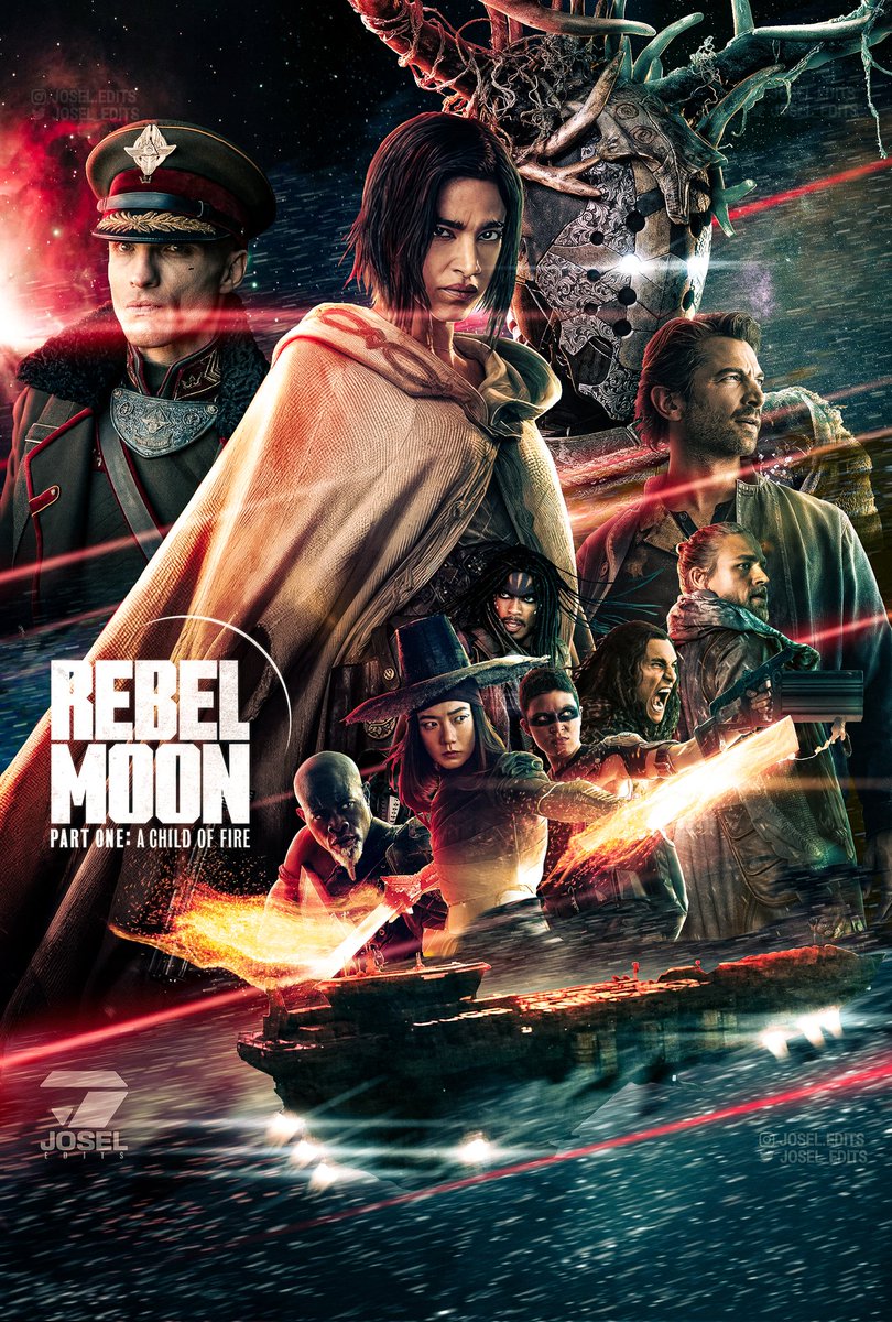 I made this fanmade fanedit poster for Zack Snyder's Rebel Moon netflix ...
