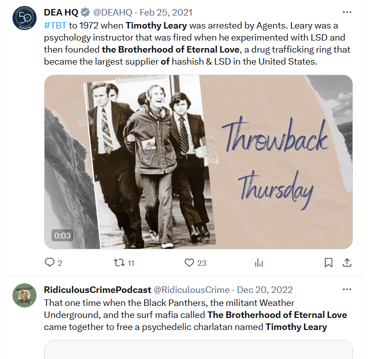 "Outside the hilltop home of Dr. Timothy Leary on Friday, May 31, 1996 ...