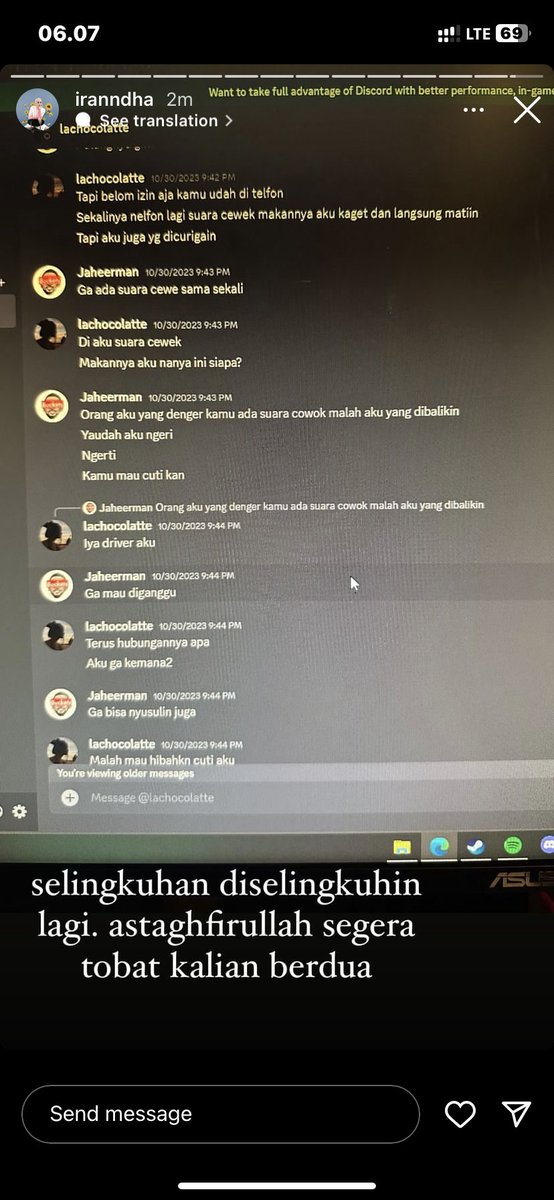 Isi chat perselingkuhan elmer dan bella part 2 pagi-pagi sarapan ini😭 A ...