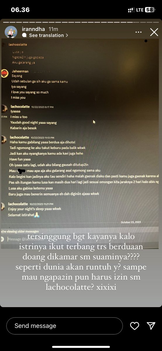 Isi chat perselingkuhan elmer dan bella part 2 pagi-pagi sarapan ini😭 A ...
