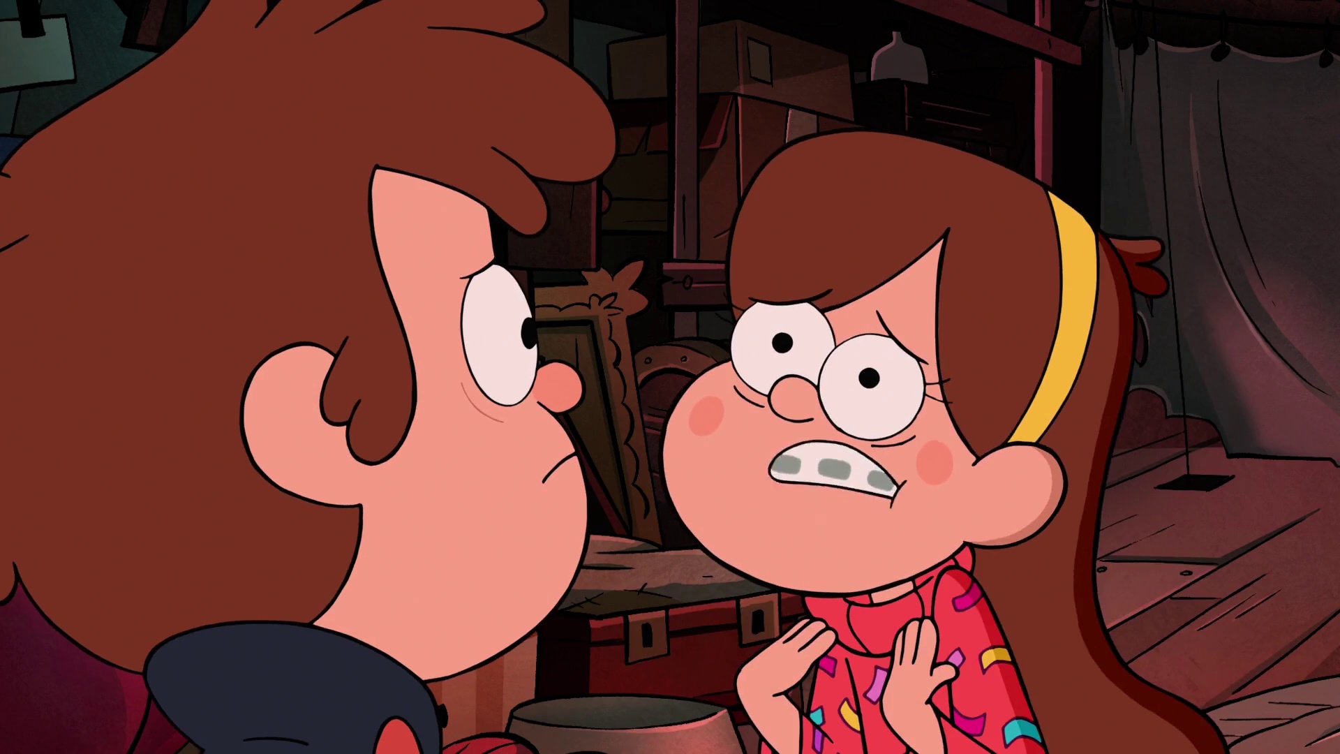Gravity Falls Mabel And Dipper Kiss It's Pronounced "secret Two"