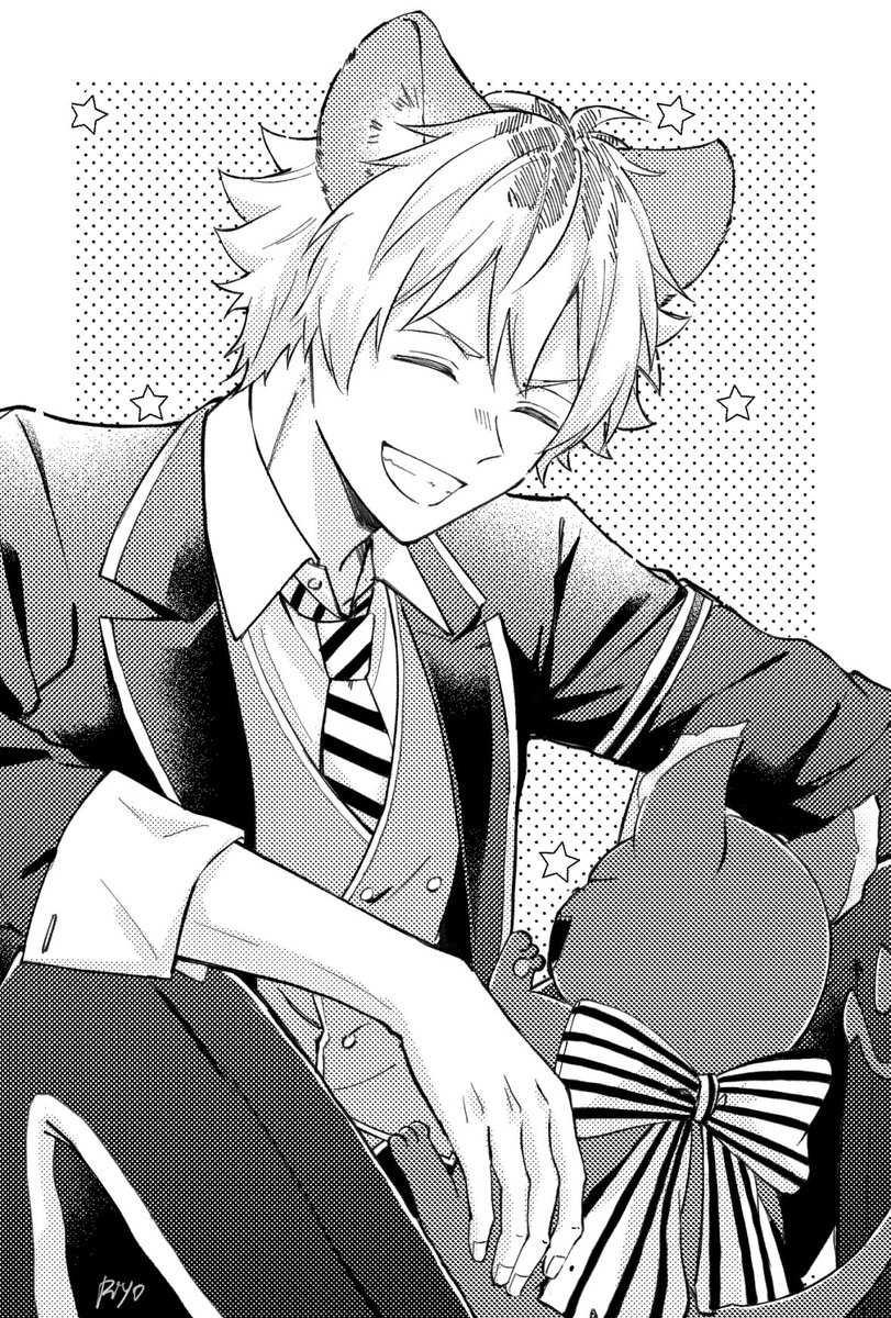 ラギ監「#twstプラス 一応ラギ監♀(※監督生顔あり、デフォ名) お留守番嫉妬ブッチは」piyo🐣の漫画