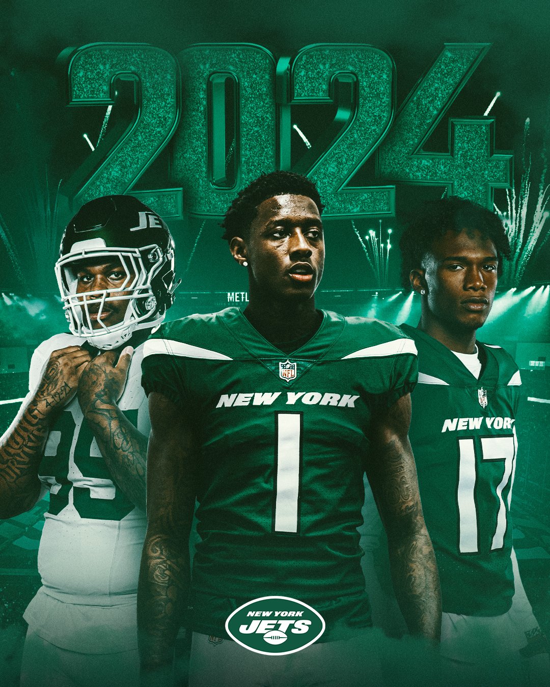 Jets Team Wallpaper Men's White/Gray New York Jets Vintage Logo Team