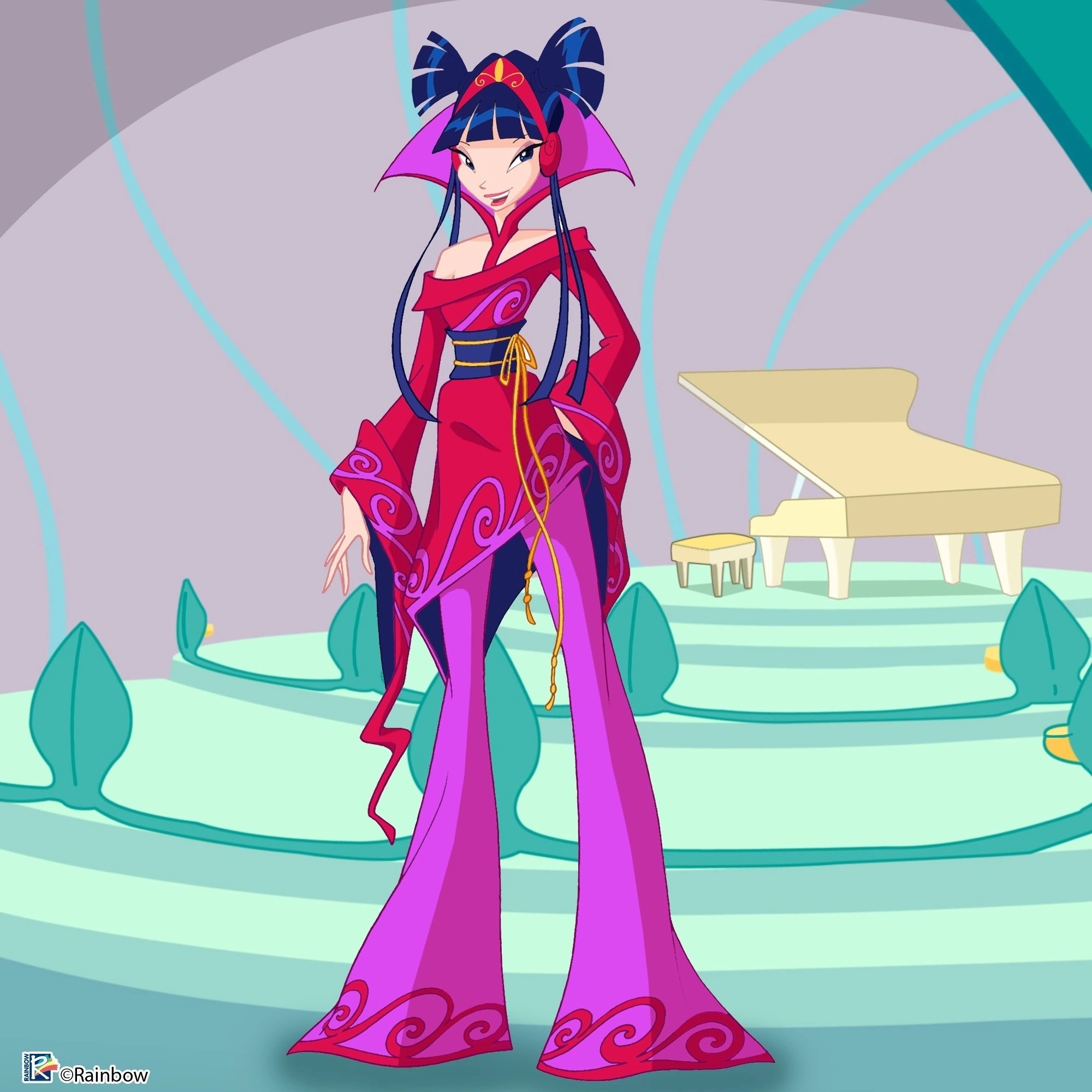 Winx Club Season 6 Musa Outfit Red/reddish Pink On Musa Appreciation