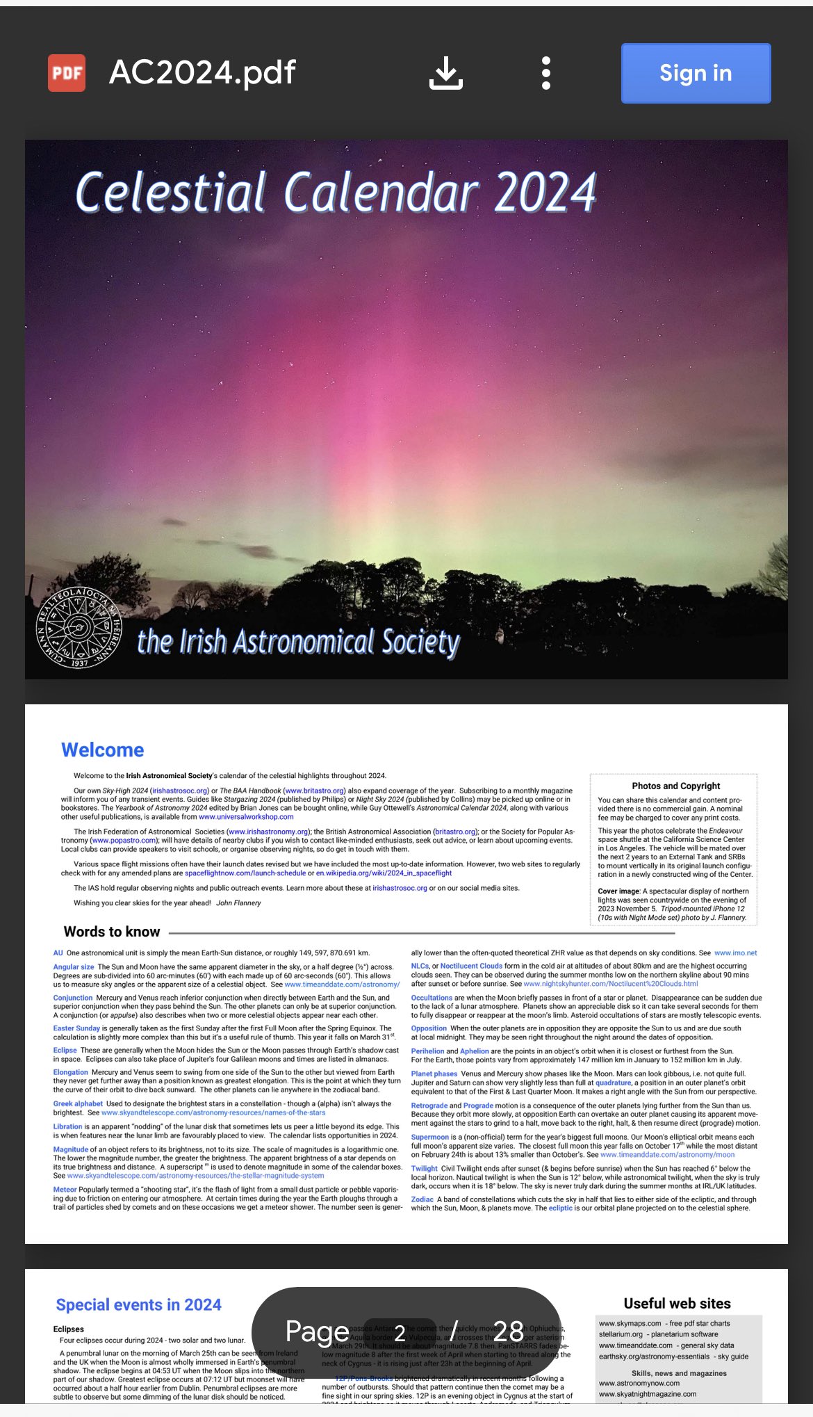 2024 Astronomy Calendar Pdf - Shara Delphine 2024 Astronomy Calendar Pdf - Shara Delphine