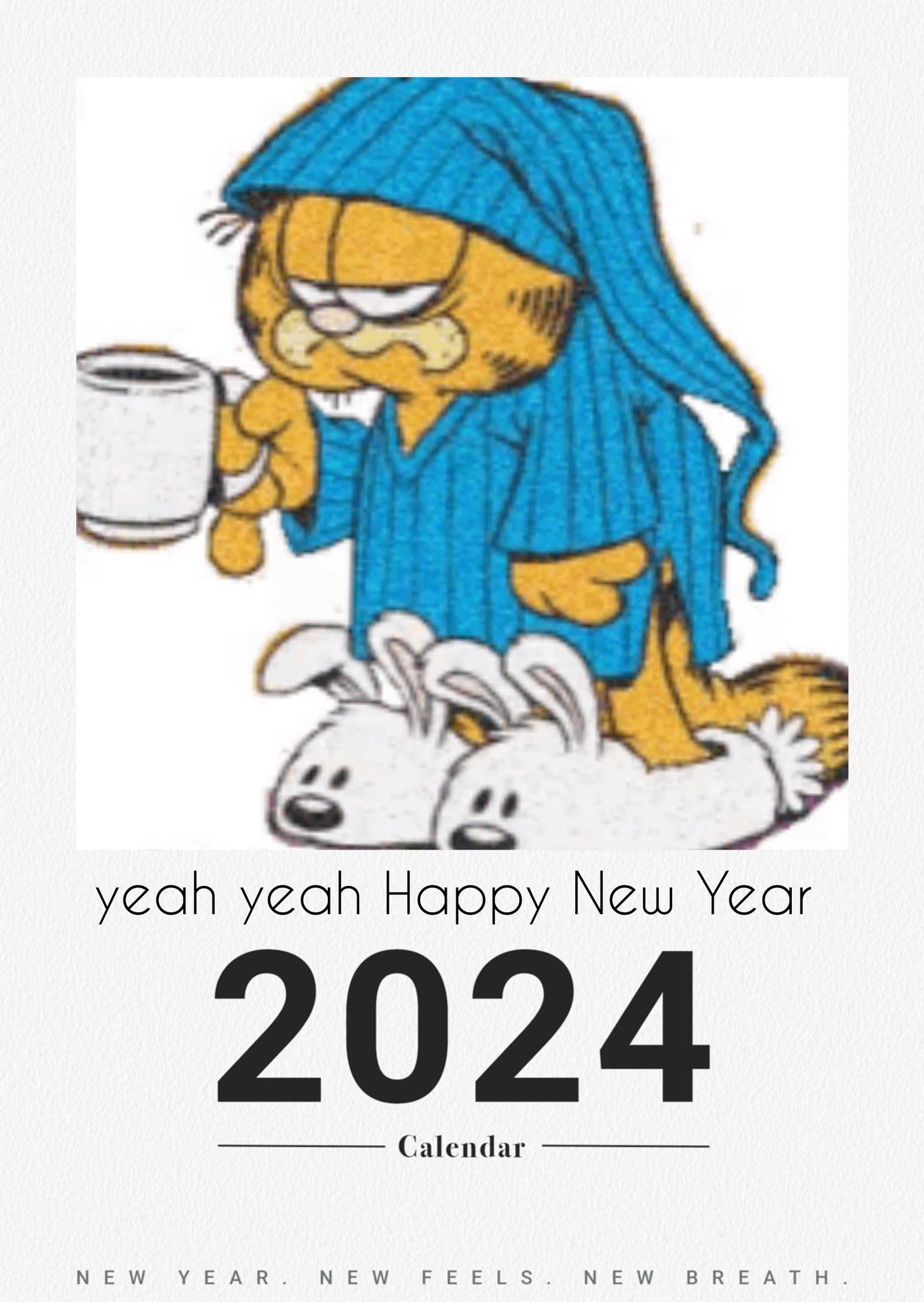 Garfield Happy Morning